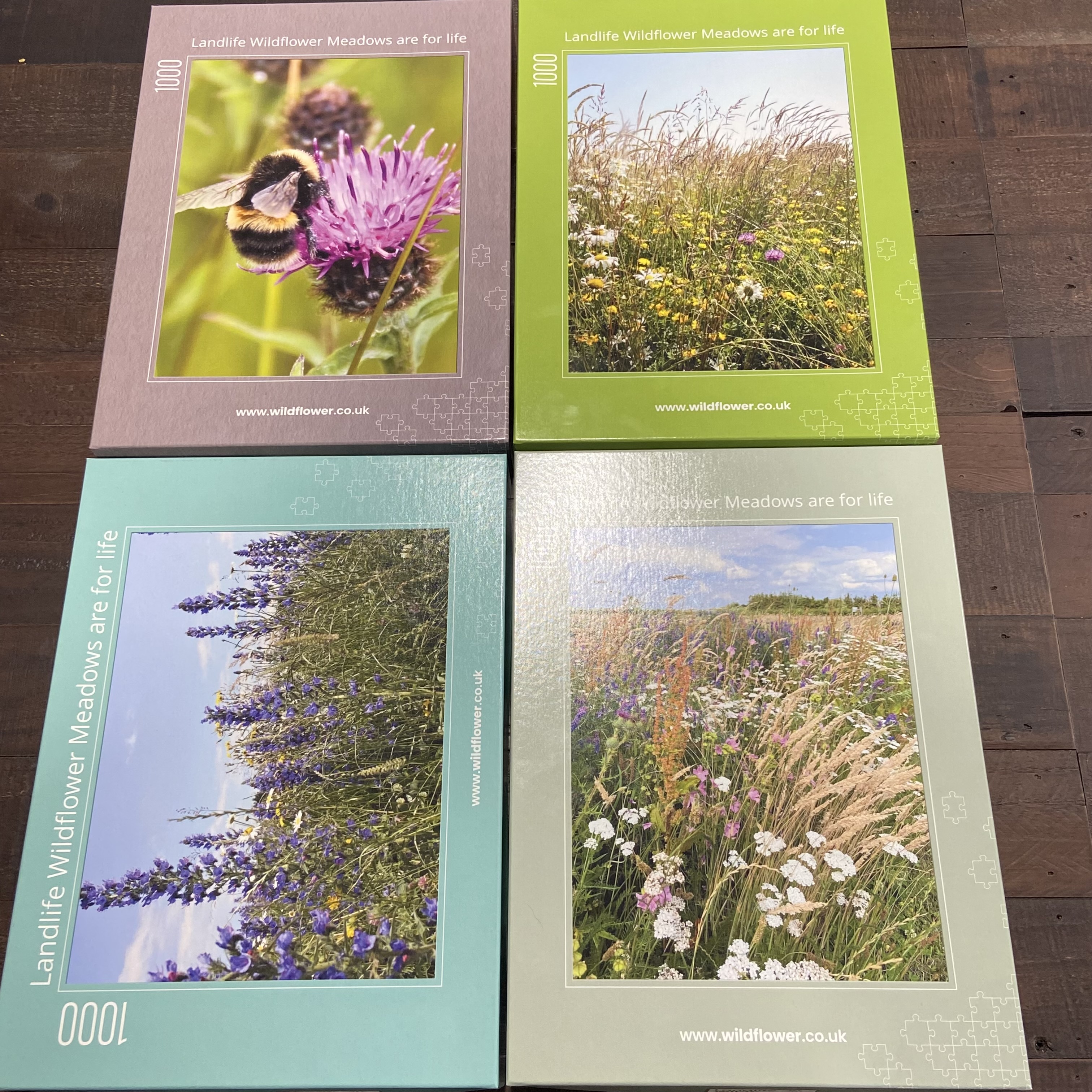 Wildflower Meadow Jigsaw Puzzle Bundle - Landlife Wildflower